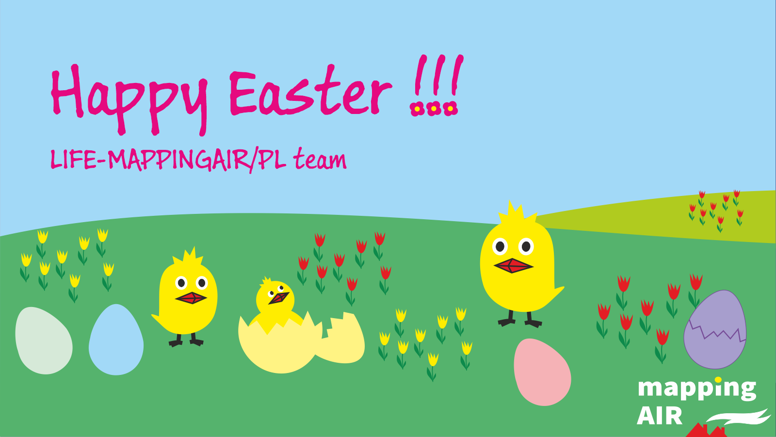 Happy Easter! - LIFE-MAPPINGAIR/PL