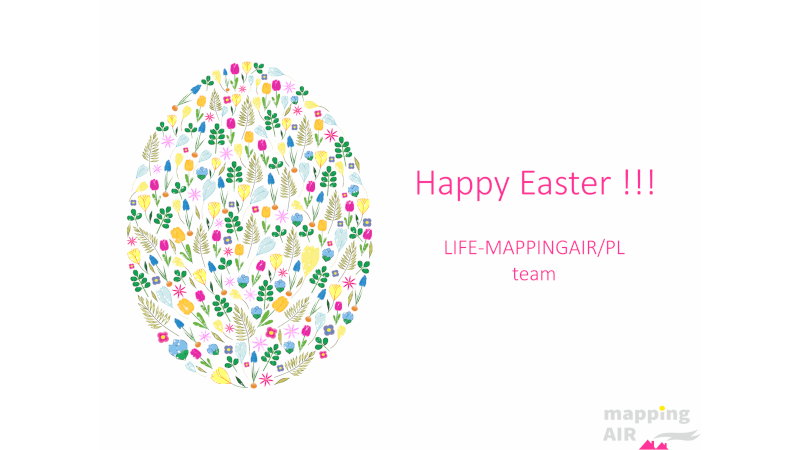 Happy Easter! - LIFE-MAPPINGAIR/PL